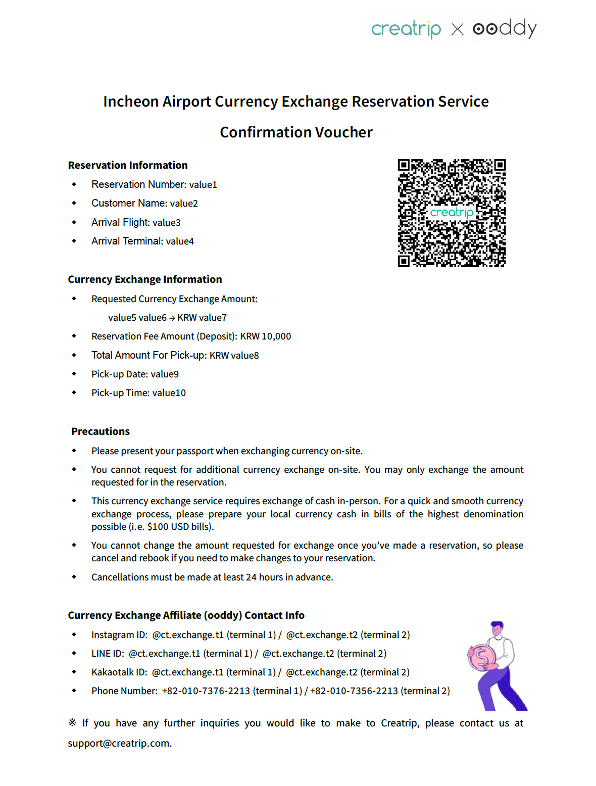 Creatrip: Airport Currency Exchange Pickup Service | Easy Money Exchange at the Airport