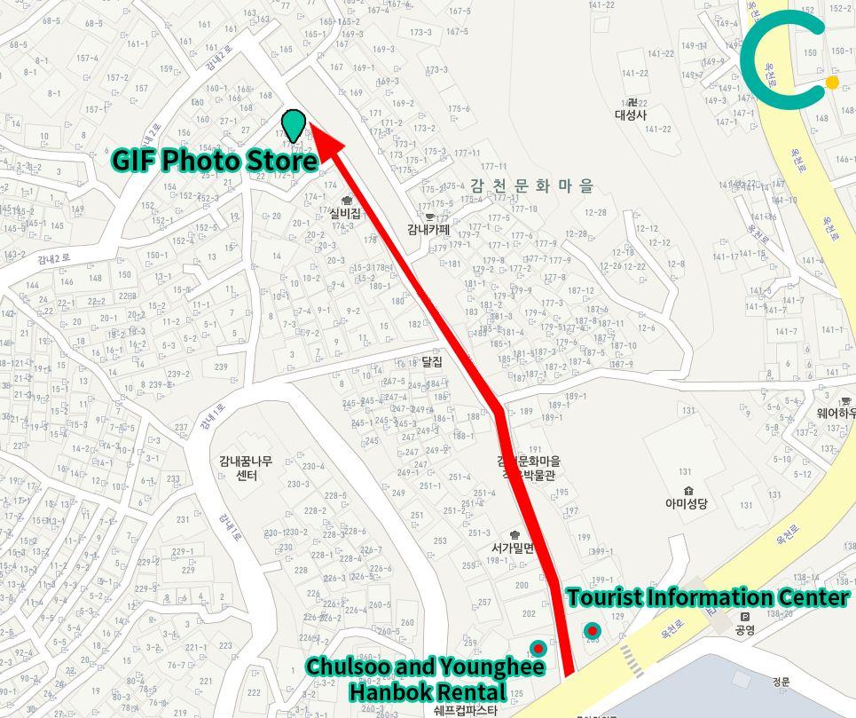 Making a photo flipbook in Gamcheon Culture Village : GIF Photo Store ...