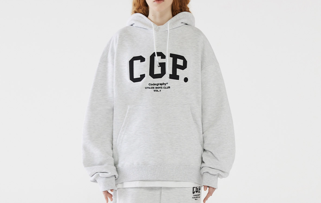 Code:graphy 《SEVENTEEN Hoshi&MAMAMOO 玟星同款》弧形CGP LOGO帽T (Creatrip)