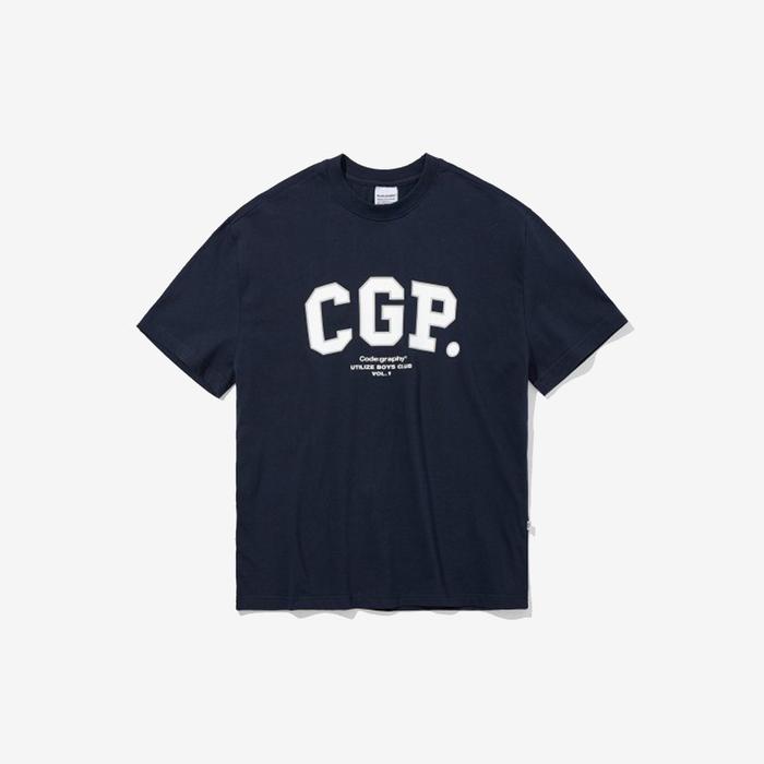 Code:graphy 《SEVENTEEN Hoshi同款》弧形CGP LOGO短袖T恤 (Creatrip)