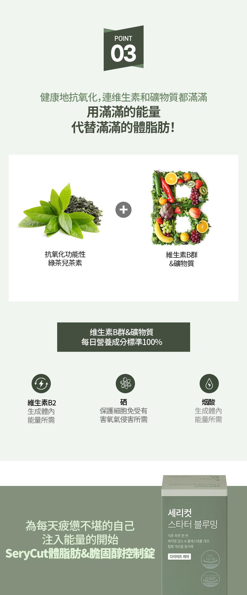 SERY BOX Serycut粉綠減脂組合 (Creatrip)