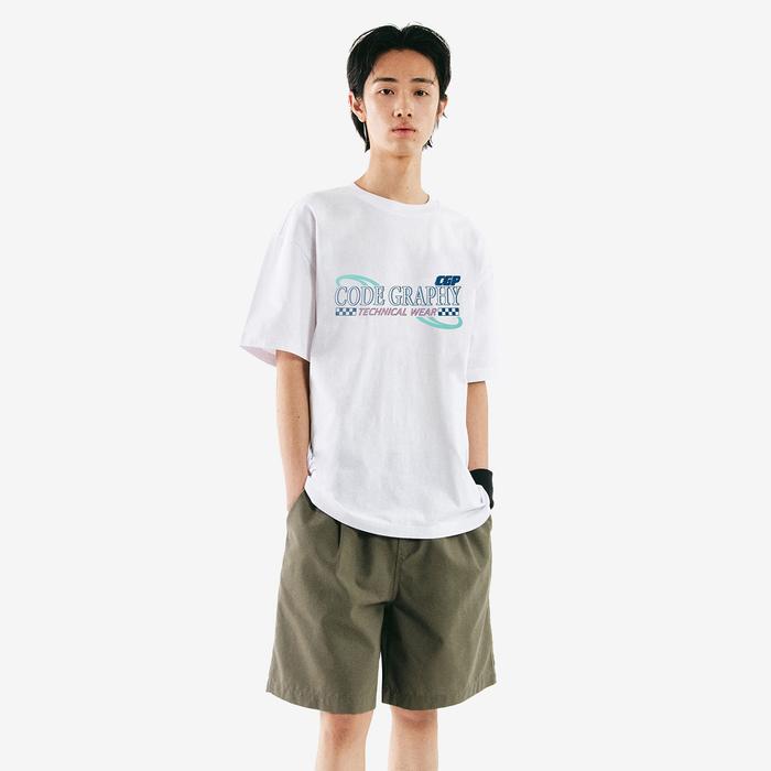 Code:graphy Racing印花短袖T恤 (Creatrip)