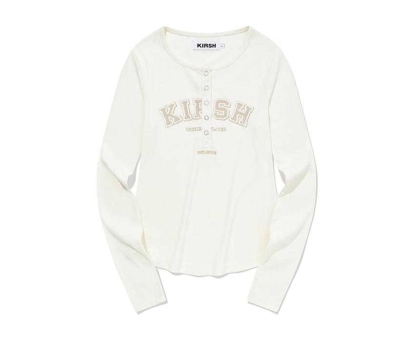 Kirsh ARCH LOGO修身長袖T恤 (Creatrip)