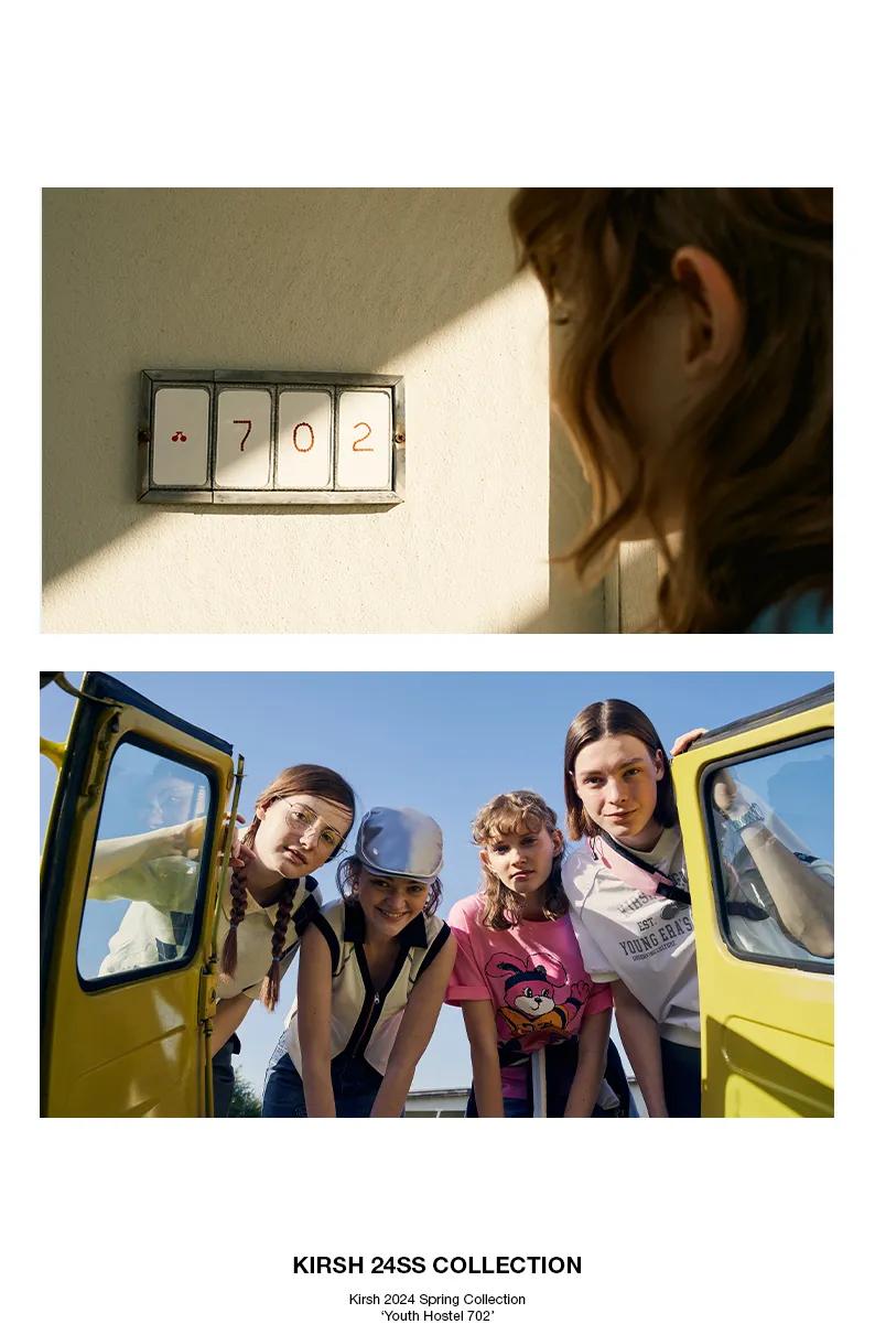 Kirsh WITTY BUNNY印花短袖T恤 (Creatrip)