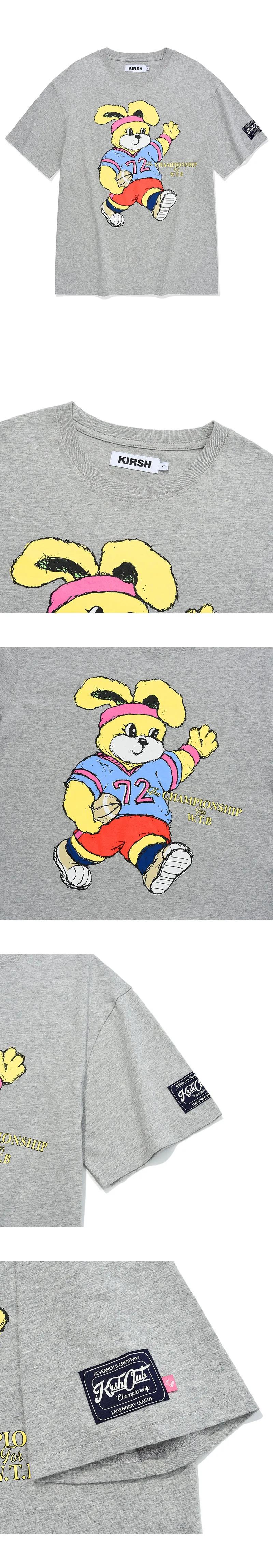 Kirsh WITTY BUNNY印花短袖T恤 (Creatrip)