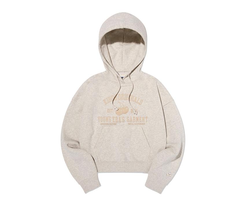 Kirsh 弧形CHERRY LOGO短版帽T (Creatrip)