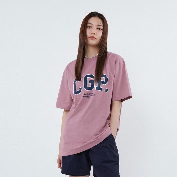 Code:graphy 弧形CGP LOGO短袖T恤 (Creatrip)