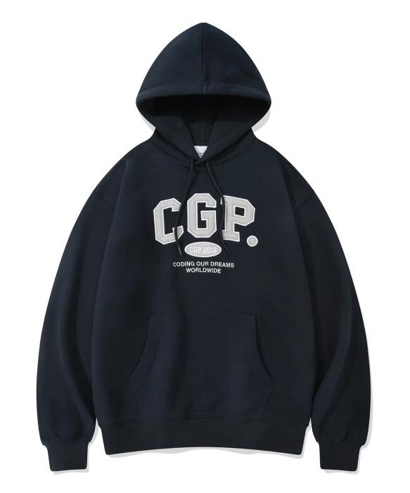 Code:graphy 弧形CGP LOGO帽T（海軍藍） (Creatrip)