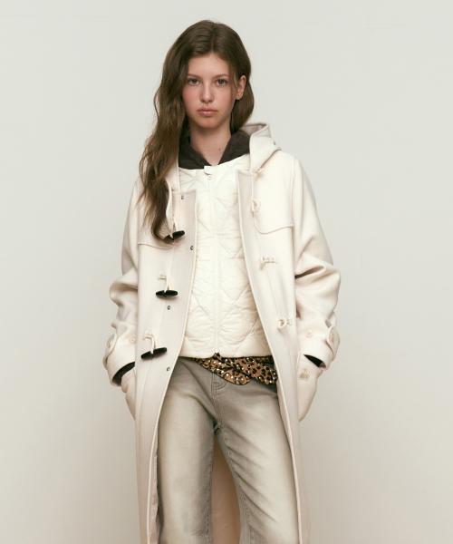 Kirsh CHERRY HOODIE TOGGLE LONG COAT (Creatrip)