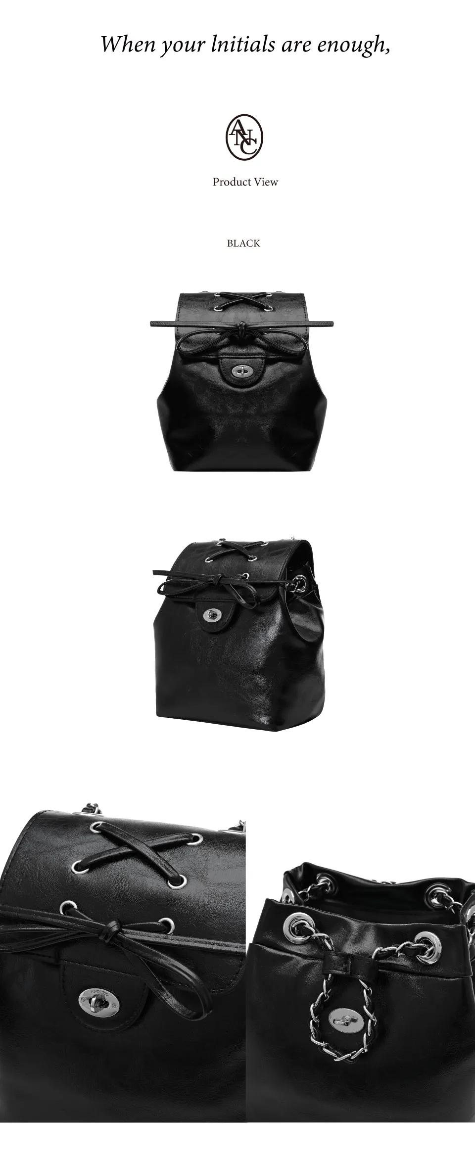 anoetic ANC RIBBON經典後背包（黑色） (Creatrip)