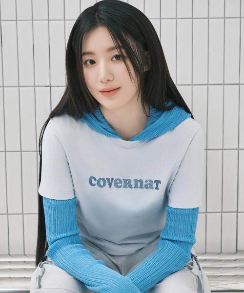 Covernat [舒華同款] Cooper Logo T恤（淺藍色） (Creatrip)