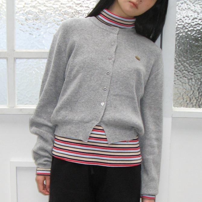 RONRON RONRON BUTTON POINTED BASIC KNIT CARDIGAN (Creatrip)