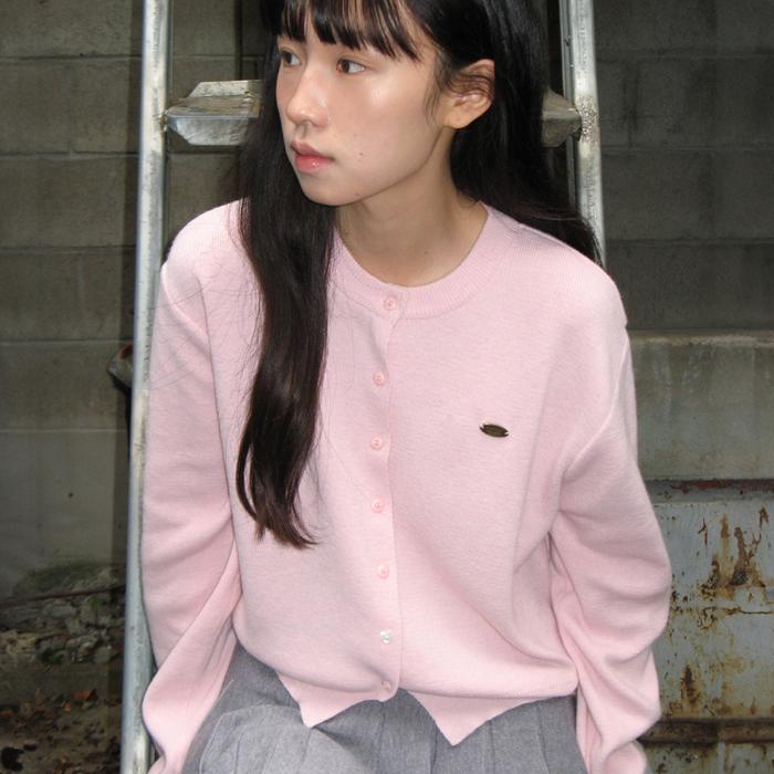 RONRON RONRON BUTTON POINTED BASIC KNIT CARDIGAN (Creatrip)