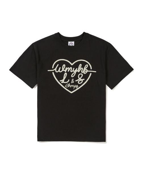 BORN CHAMPS Born Champs L&S heart embroidered logo short sleeve t-shirt ...
