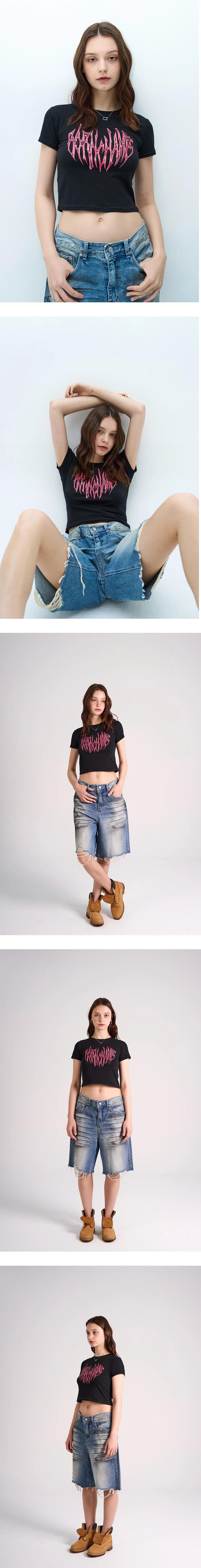 BORN CHAMPS Born champs Heart Tribal Chrome Logo T-Shirt B24ST15BK ...