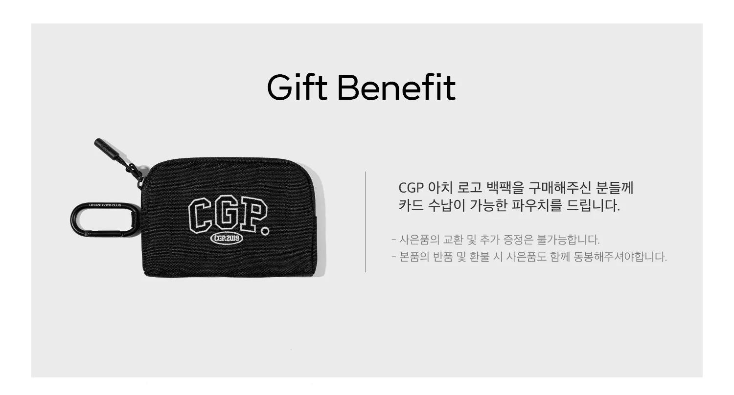 Code:graphy CGP拱形標誌背包（黑色,大號34L） (Creatrip)