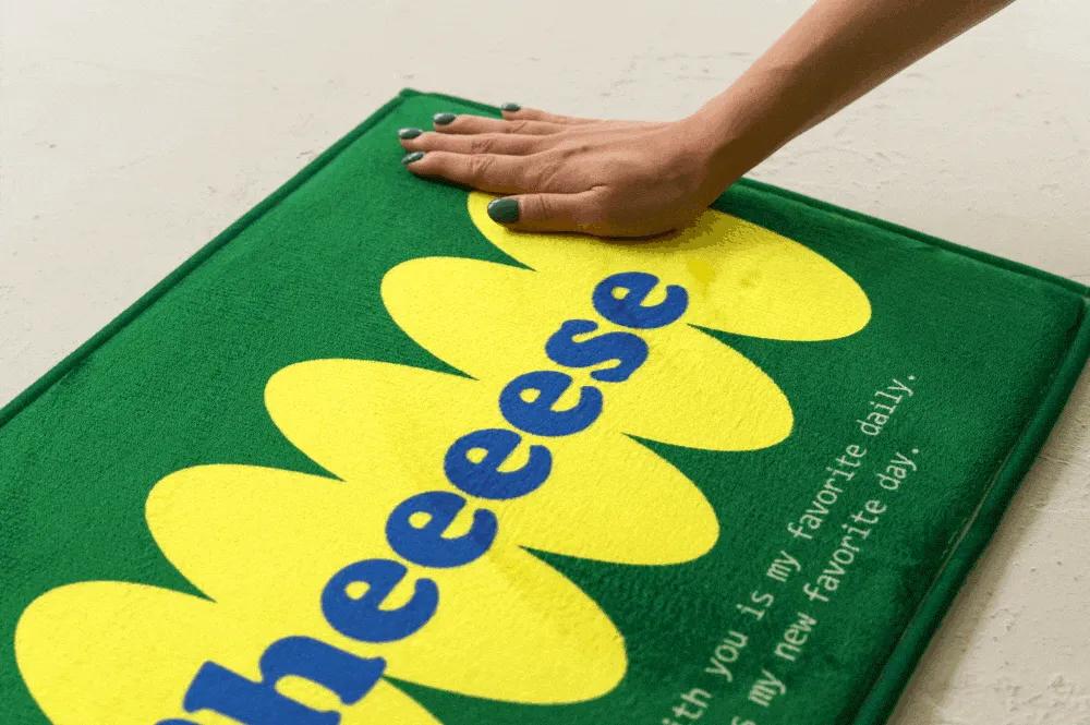 Mix&Match 棋盤格起司多用途超細纖維踏墊 (Creatrip)