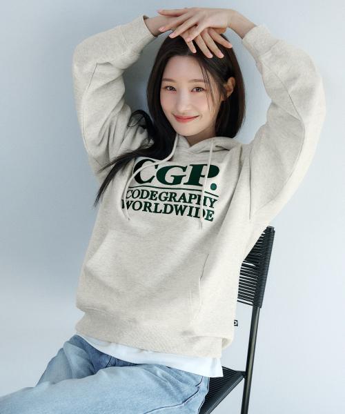 Code:graphy 方形LOGO帽T（燕麥色） (Creatrip)