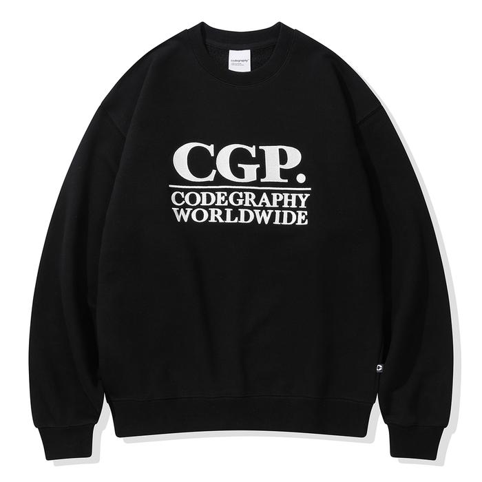 Code:graphy 方形LOGO大學T（黑色） (Creatrip)