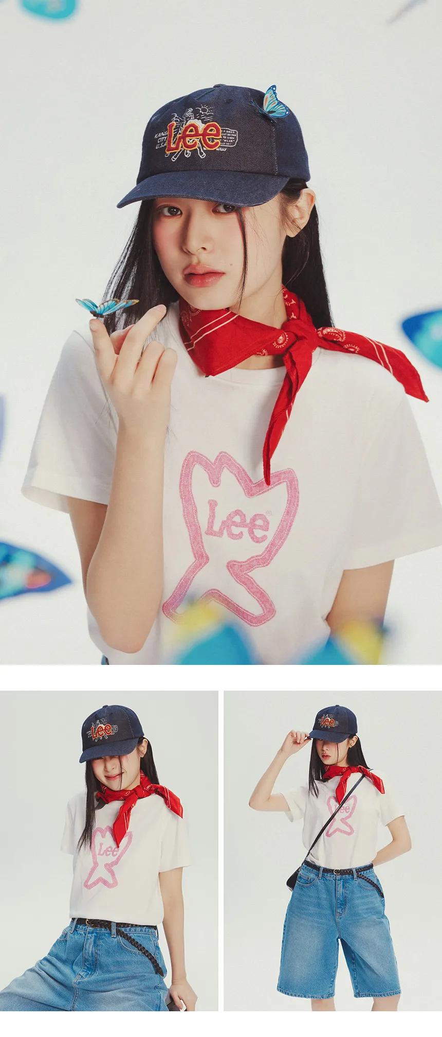 WACKY WILLY [Wackywilly x Lee] 牛仔圖案棒球帽（靛藍） (Creatrip)