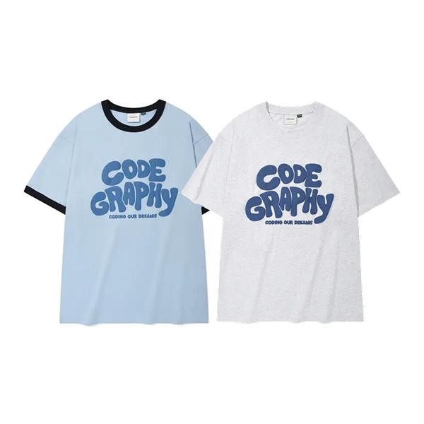 Code:graphy 夏日JELLY T 組合！[GRAY + RINGER BLUE] S (Creatrip)