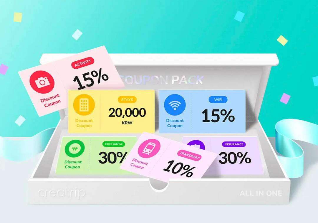 Creatrip Online Coupon Pack - Korea (Creatrip)
